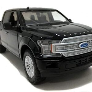 2019 Ford F-150 Limited Crew Cab Pickup Truck Black 1/24-1/27 Diecast Model Car by Motormax 79364