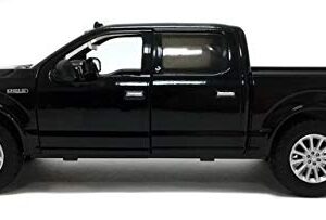 2019 Ford F-150 Limited Crew Cab Pickup Truck Black 1/24-1/27 Diecast Model Car by Motormax 79364