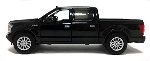 2019 Ford F-150 Limited Crew Cab Pickup Truck Black 1/24-1/27 Diecast Model Car by Motormax 79364