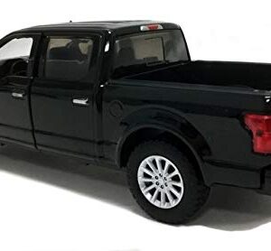 2019 Ford F-150 Limited Crew Cab Pickup Truck Black 1/24-1/27 Diecast Model Car by Motormax 79364