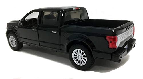 2019 Ford F-150 Limited Crew Cab Pickup Truck Black 1/24-1/27 Diecast Model Car by Motormax 79364