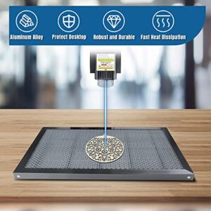 Honeycomb Working Table 300mmx 500mm Customizable Size Work Bed Laser Parts for CO2 Laser Engraver Cutting Machine 11.81x19.69 inch