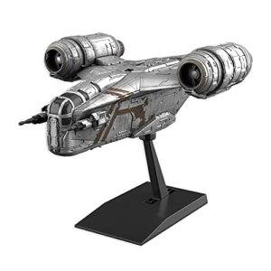 bandai hobby – star wars – vehicle model razor crest (silver coating version)