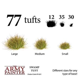 The Army Painter - Swamp Tuft | 3 Different Sizes | for Realistic Results | Landscape Modelling BF4221