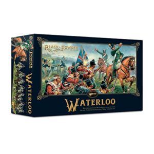 black powder waterloo second edition starter set 19th century military wargaming plastic model kit