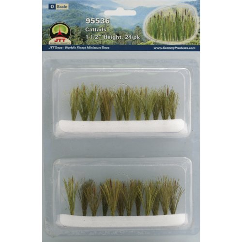 JTT Scenery Products Gardening Plants Cattails O Scale Hobby Train Sceneries