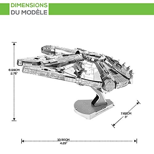 Metal Earth Premium Series Star Wars Millennium Falcon 3D Metal Model Kit Fascinations