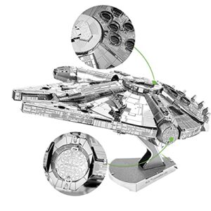 Metal Earth Premium Series Star Wars Millennium Falcon 3D Metal Model Kit Fascinations