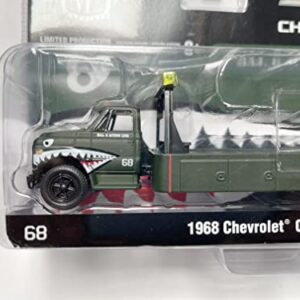 1:64 Scale Diecast Model Car Compatible with 1968 Chevy C60 Truck Flatbed MAJ.G Action Line 39100-HS01 by M2 Machines, Green