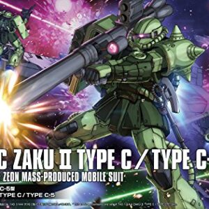 Bandai Hobby HG 1/144 Zaku II Type C/Type C-5 "The Origin Model Kit Figure (BAN216745)