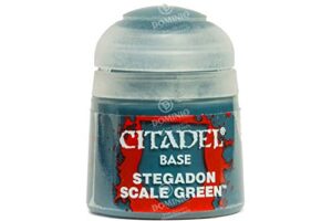 games workshop citadel base: stegadon scale green