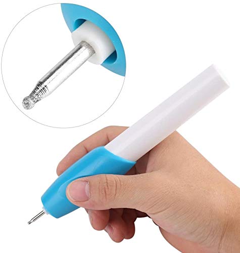 Mini Electric Engraving Pen Handheld Carving Pen Engraver Tool for Glass Metal Plastic Wood