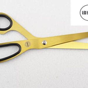 Fengtaiyuan J01 Scissors, 8in Gold, Stainless Steel, offices, households, DIY, embroidery, Dressmaking (J01)