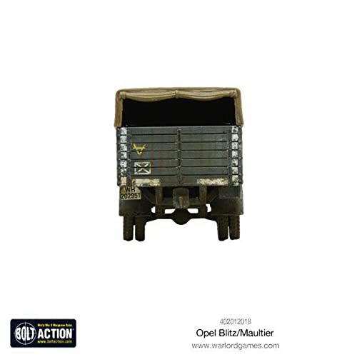 Bolt Action Opel Blitz/Maultier Truck 1:56 WWII Military Wargaming Plastic Model Kit