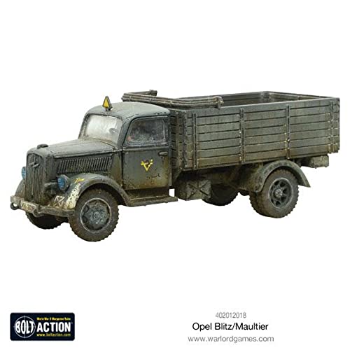 Bolt Action Opel Blitz/Maultier Truck 1:56 WWII Military Wargaming Plastic Model Kit