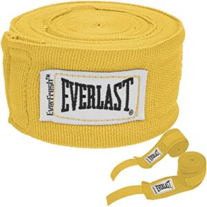 everlast 4456gu handwraps gold 180″