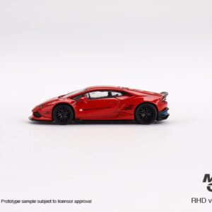 True Scale Miniatures LB Works Model Car Compatible with Lamborghini Huracan ver. 2 (Red) Limited Edition 1/64 Diecast Model Car MGT00375