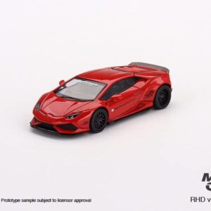 True Scale Miniatures LB Works Model Car Compatible with Lamborghini Huracan ver. 2 (Red) Limited Edition 1/64 Diecast Model Car MGT00375