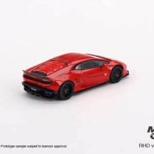 True Scale Miniatures LB Works Model Car Compatible with Lamborghini Huracan ver. 2 (Red) Limited Edition 1/64 Diecast Model Car MGT00375