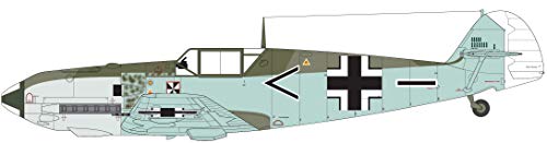 Airfix Quickbuild Messerschmitt Bf109E-4 / E-1 1:48 Military Aviation Plastic Model Kit A05120B, Multicolor