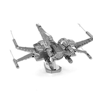 Metal Earth Star Wars Force Awakens Poe Dameron's X-Wing Fighter 3D Metal Model Kit Fascinations