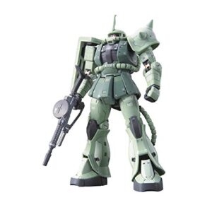 rg mobile suit gundam ms-06f mass production zaku 1/144 scale color-coded plastic model