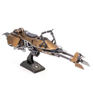 Fascinations Metal Earth Star Wars Speeder Bike 3D Metal Model Kit