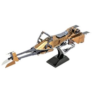 fascinations metal earth star wars speeder bike 3d metal model kit