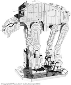 fascinations metal earth star wars the last jedi at-m6 heavy assault walker 3d metal model kit