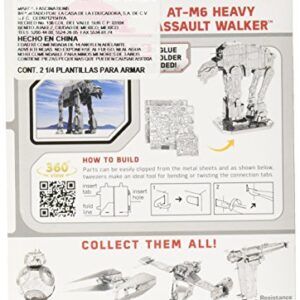 Fascinations Metal Earth Star Wars The Last Jedi at-M6 Heavy Assault Walker 3D Metal Model Kit