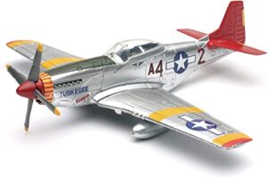 new-ray world war ii replica fighter air planes classicaircraft p-51d red tails 1:48