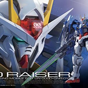 Bandai Hobby Real Grade 1/144-Scale 00 Raiser Gundam 00" Action Figure