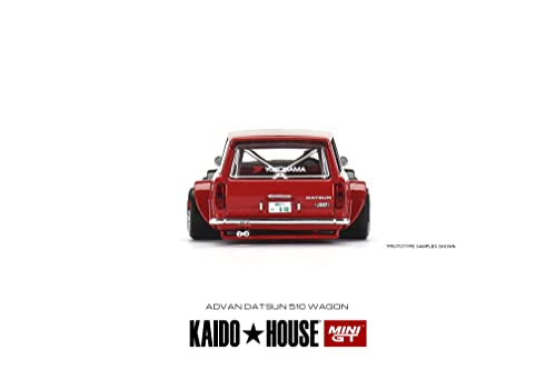 Datsun 510 Pro Street Wagon Advan Yokohama (by Jun Imai) Kaido House 1/64 Diecast Model Car True Scale Miniatures KHMG033