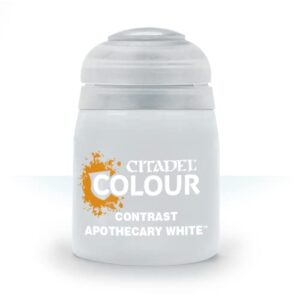 games workshop citadel pot de peinture – contrast apothecary white (18ml)