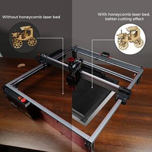 OUYZGIA Honeycomb Laser Bed 500x500mm Steel Honeycomb Board Cutting Table for Laser Cutter Engraver, Honeycomb Working Table with Metal Base (19.68” x19.68”)