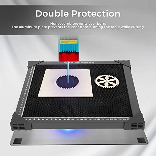 OUYZGIA Honeycomb Laser Bed 500x500mm Steel Honeycomb Board Cutting Table for Laser Cutter Engraver, Honeycomb Working Table with Metal Base (19.68” x19.68”)