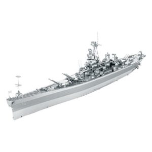 fascinations metal earth premium series uss missouri (bb-63) 3d metal model kit