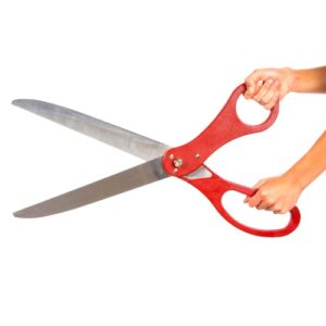 25″ giant scissors for ribbon cutting ceremony ribbon cutting scissors for special events inaugurations and ceremonies