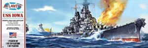 atlantis uss iowa big battleship plastic model kit 1/535 toy and hobby