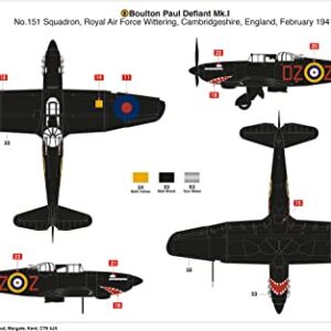 Airfix A02069 Boulton Paul Defiant MK I Plastic Model Kit (1:72nd Scale)