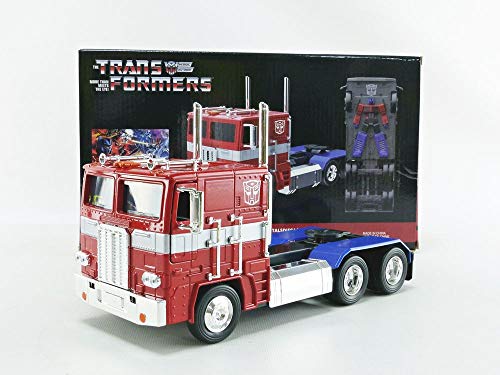 Jada Toys Transformers G1 Optimus Prime Truck with Robot on Chassis Die-cast Car