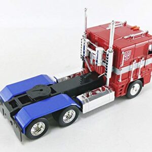 Jada Toys Transformers G1 Optimus Prime Truck with Robot on Chassis Die-cast Car