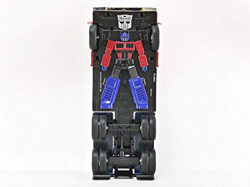 Jada Toys Transformers G1 Optimus Prime Truck with Robot on Chassis Die-cast Car