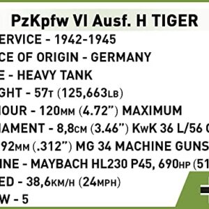 COBI Historical Collection Panzer VI Tiger 131" Tank