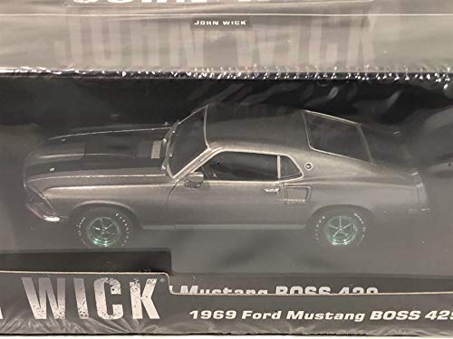 Greenlight 86540 1: 43 John Wick (2014) - 1969 Ford Mustang Boss 429 Die-cast Vehicle, Multicolor