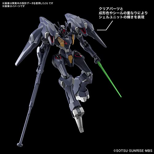 BANDAI SPIRITS(バンダイ スピリッツ) HG Mobile Suit Gundam, Mercury Witch Gundam Falact, 1/144 Scale, Color-Coded Plastic Model