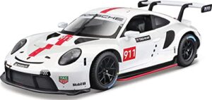 bburago b18-28013 1:24 porsche 911 rsr gt, assorted designs and colours