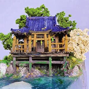 Tree Powder Model Green Plant Tufted for DIY Miniature Lowland Shrub Bushy Tuft Architecture Building Model Railway Fairy Garden Diorama Scenery