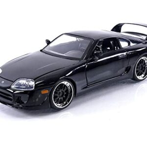 1995 Supra Black 1/24 Diecast Model Car by Jada 33380