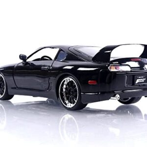 1995 Supra Black 1/24 Diecast Model Car by Jada 33380